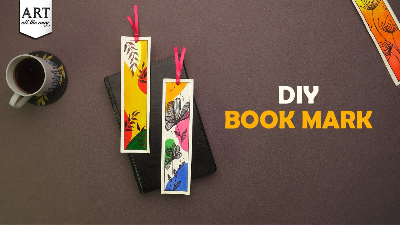 Craft Your Own Book Marks | Colorful Paper Art | DIY Flower Bookmarks ...