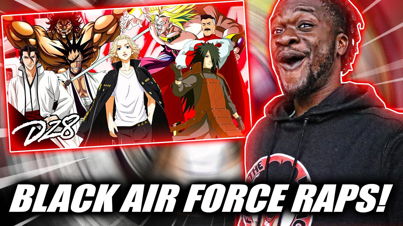 BLACK AIR FORCE ENERGY ANIME RAP SONG | DizzyEight (Inspired by CJ ...