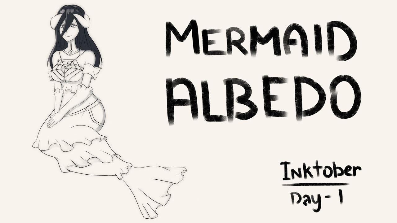 Mermaid Albedo - Inktober(Day01) - [SameeeTryzArt} - YouTube
