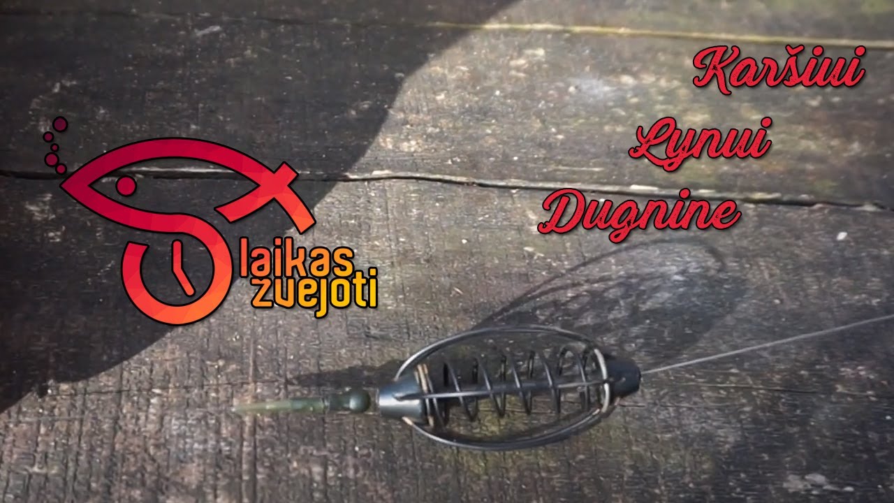 Kaip surišti SISTEMĖLĘ - karšų, lynų ir karpių žvejybai boiliu ir ne ...