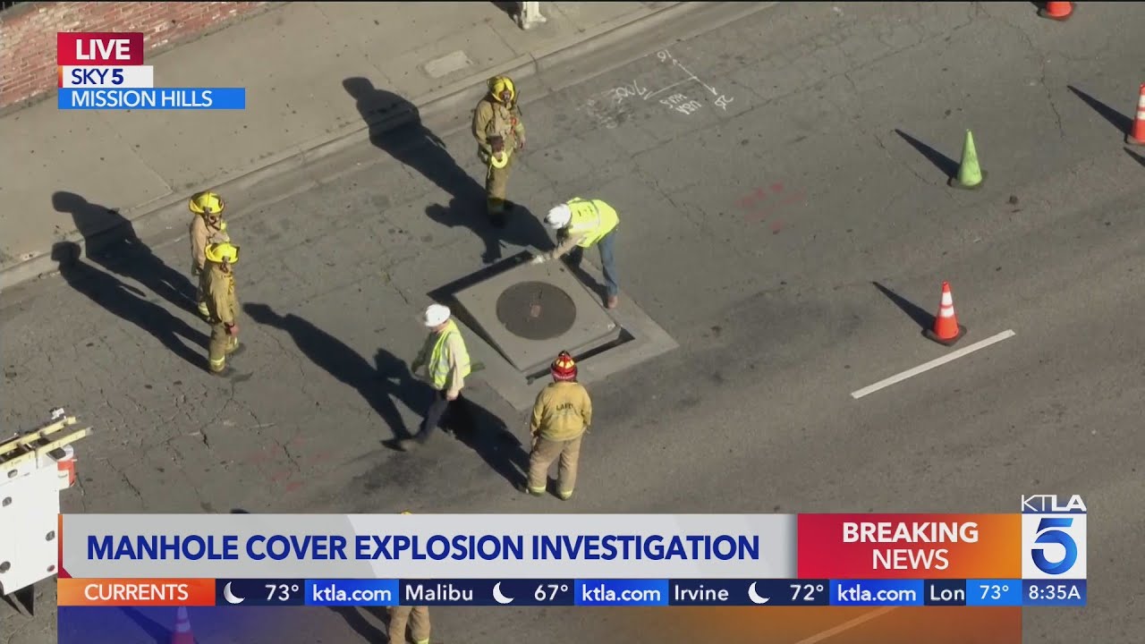 Underground explosion forces evacuations in L.A. - YouTube