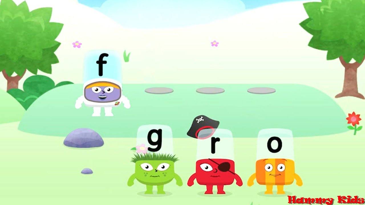 Alphablocks | Word Magic | Frog Crack Vest | Alphablocks World | Hammy ...