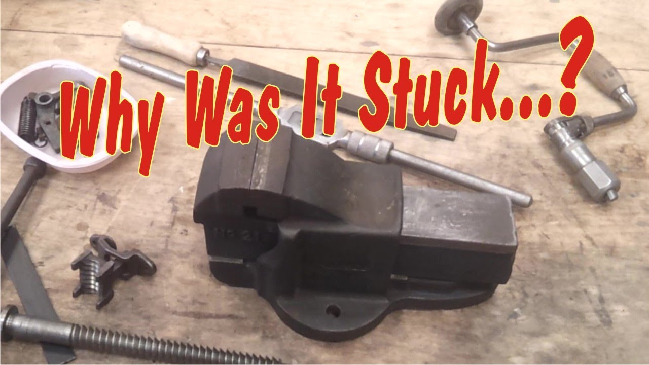 How to fix a jammed, stuck or seized vise/vice - YouTube