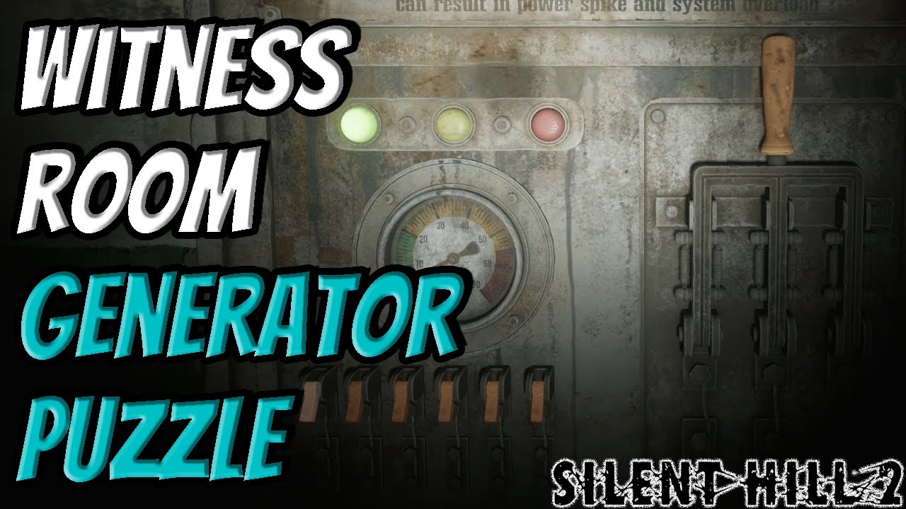 Witness Room Generator Switches Puzzle Solution - Toluca Prison Death ...
