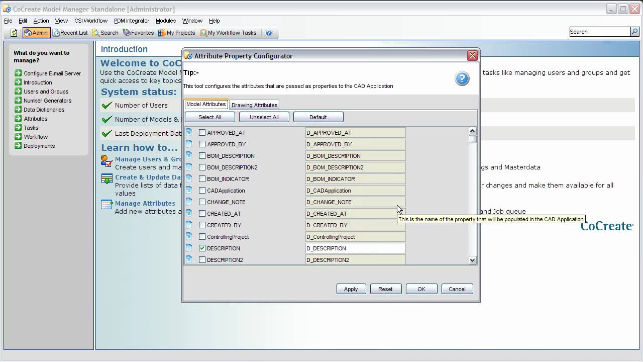 PDM: CAD Parameter Mapping in Creo Elements/Direct Model Manager with ...