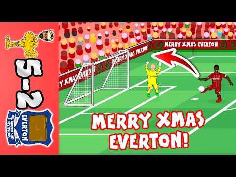 🎄5-2! Merry Christmas Everton!🎄 (Liverpool vs Everton Parody Goals Highlights 2019)