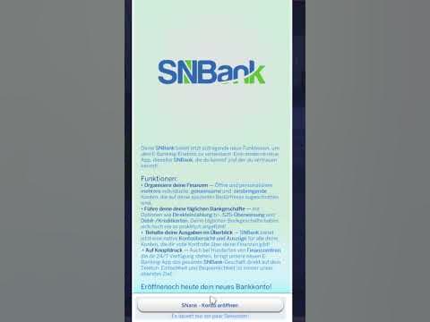 MODIFIKATION: SNBank | Die Sims 4 | #shorts - YouTube
