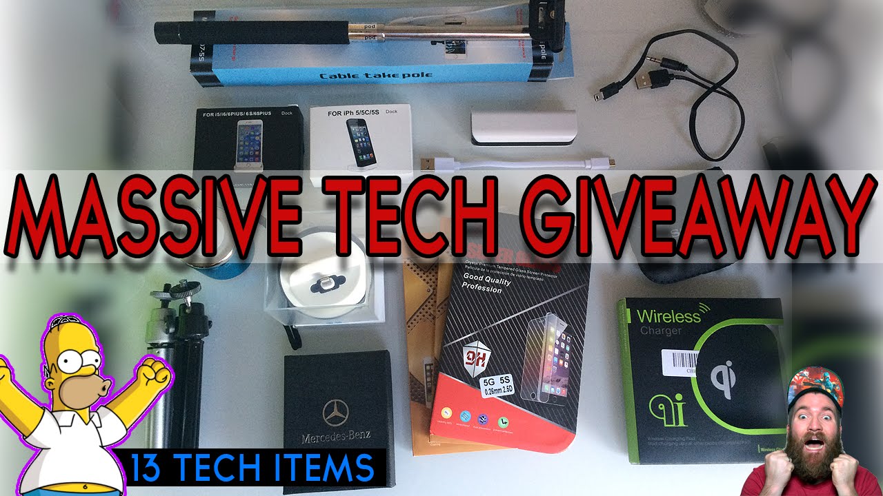 Massive Tech GIVEAWAY | 14 Tech items | Giveaway Open | 2016 Giveaway ...