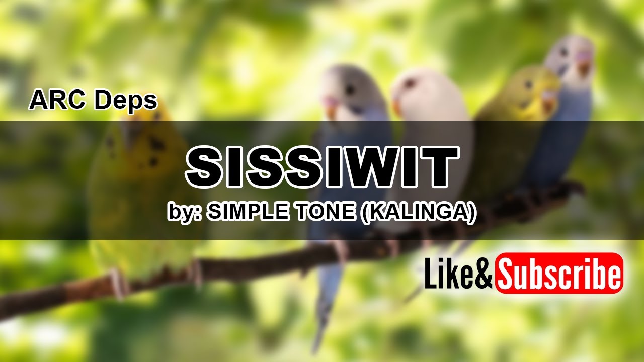SISSIWIT (Lyrics) by: SIMPLE TONE (KALINGA) - YouTube