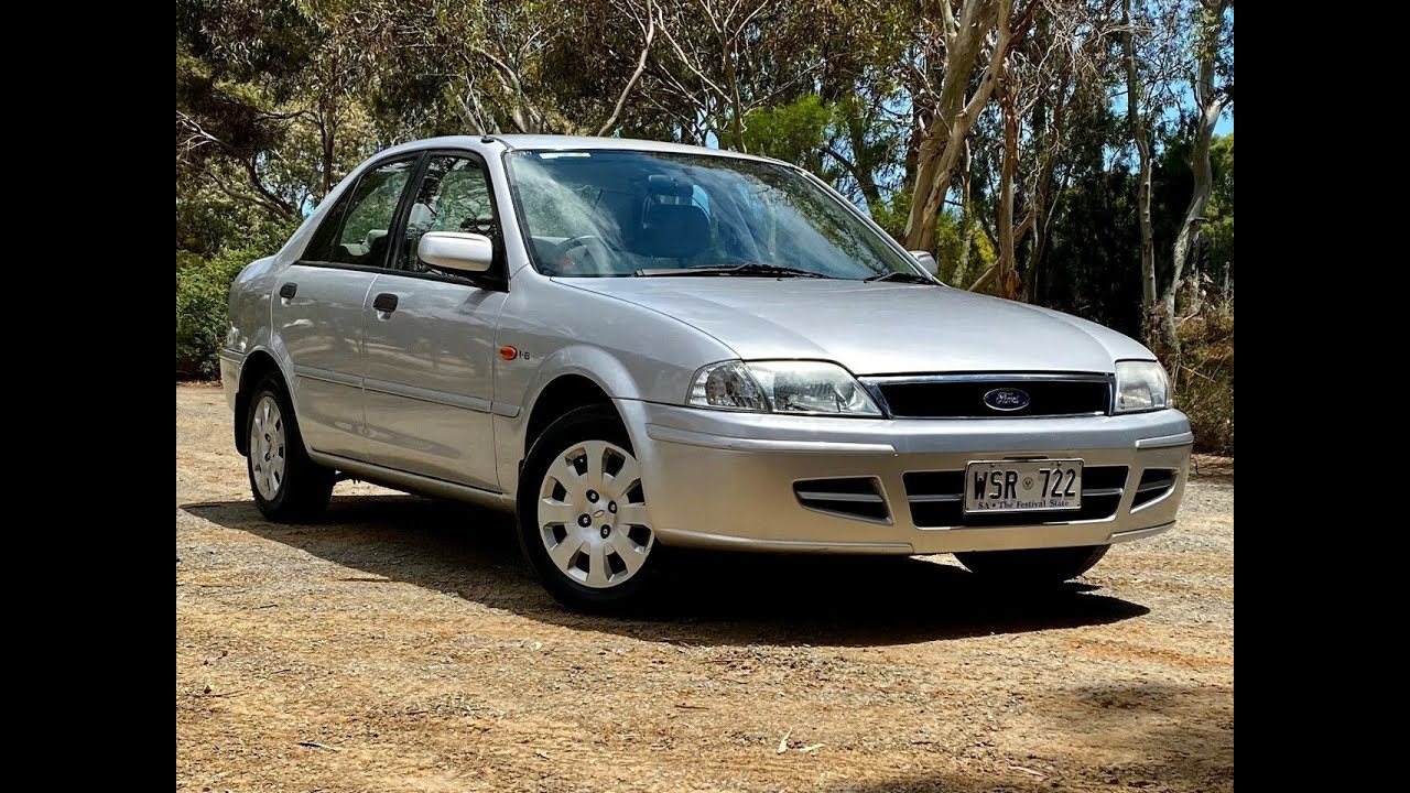 2001 Ford Laser KN LXI Silver 5 Speed Manual Sedan #50340 - YouTube