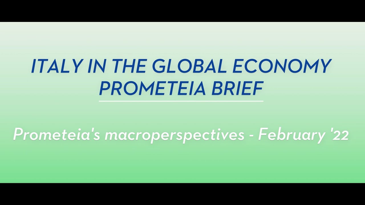 Italy in the global economy - Prometeia Brief - YouTube