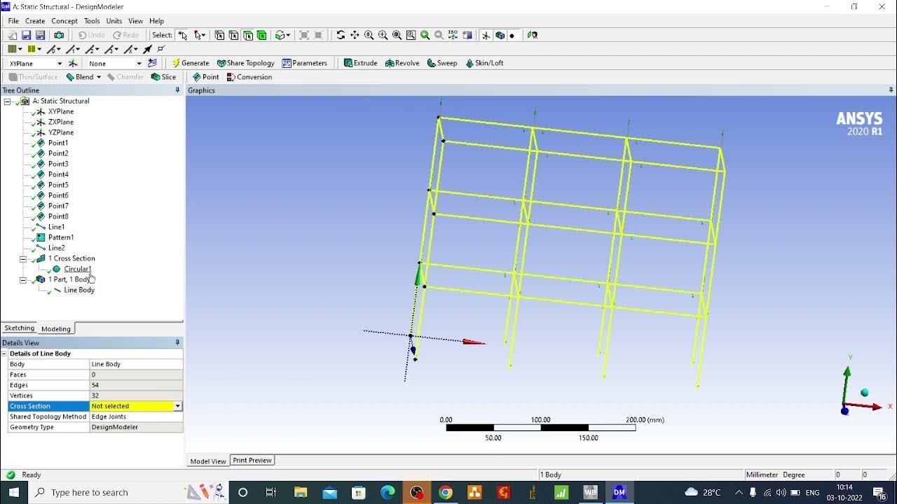 Design of Three Story building in Ansys || Static Structural || Basic Workbench Tutorial - YouTube