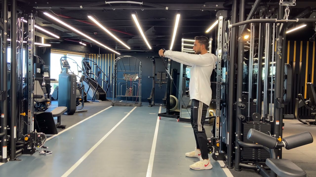 SHOULDERS FRONT RAISES / using rope - YouTube