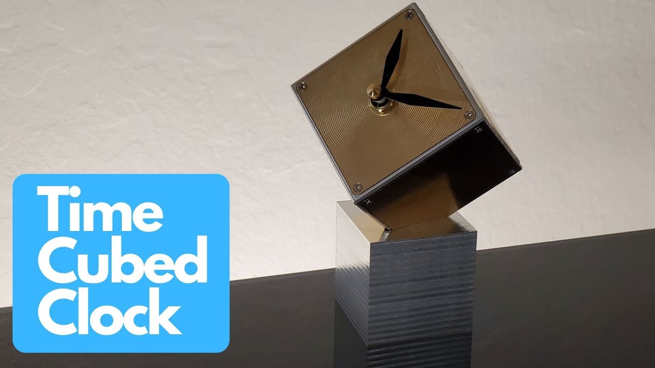 🕰Time Cubed Clock - A Desktop Clock With All the Sharp Corners🕰 - YouTube