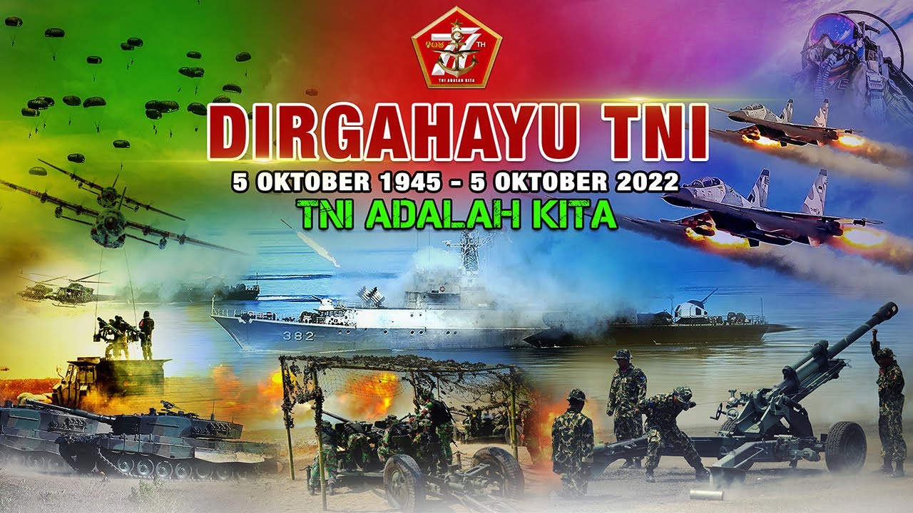 Upacara Hut Ke 77 Tni Di Istana Merdeka Tni Adalah Kita Youtube