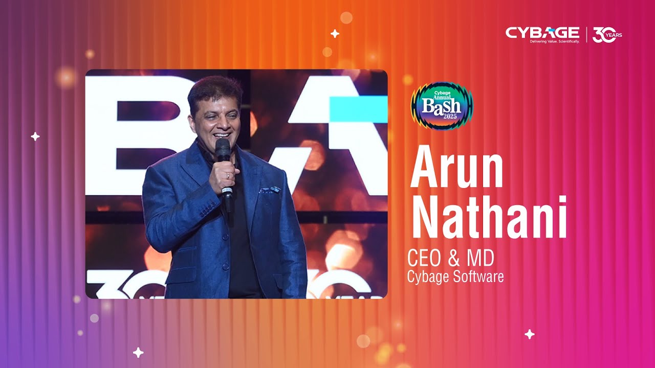 Arun Nathani's Speech (CEO & MD, Cybage Software) | Annual Bash 2025 ...