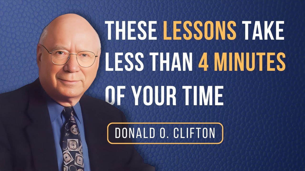 Now discover your strengths By Donald O. Clifton Book Summary - YouTube