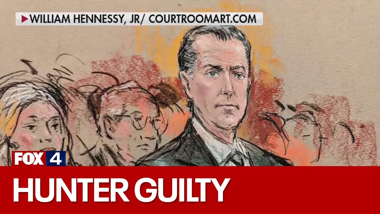 Hunter Biden convicted of 3 felony charges in federal gun trial - YouTube