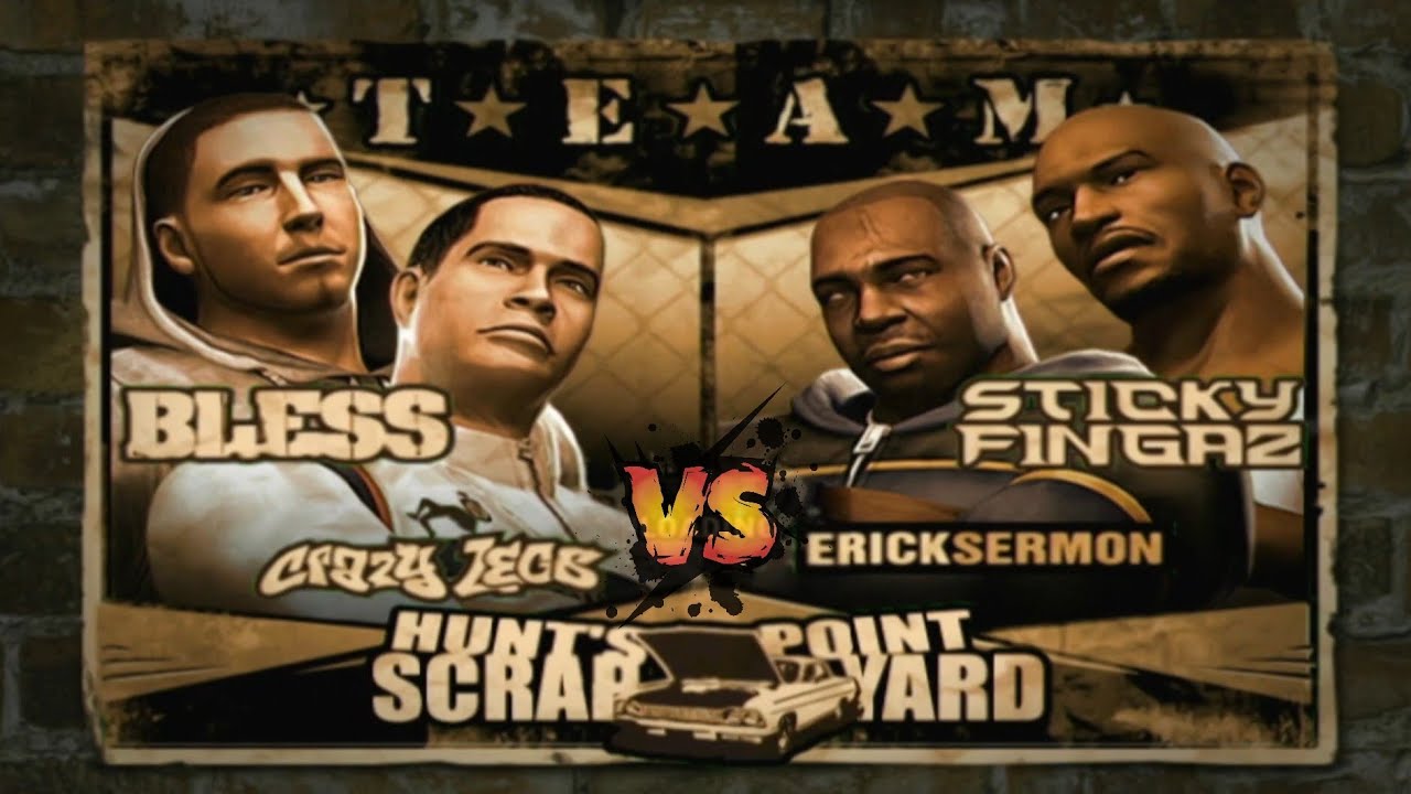 Def Jam Fight For NY | BLESS & CRAZY LEGS vs ERICK SERMON & STICKY | 2 ...