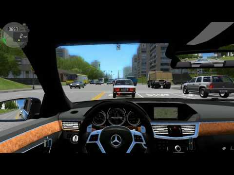 City Car Driving 1.5.0 Mercedes E350 BlueTec W212 [Logitech G27]