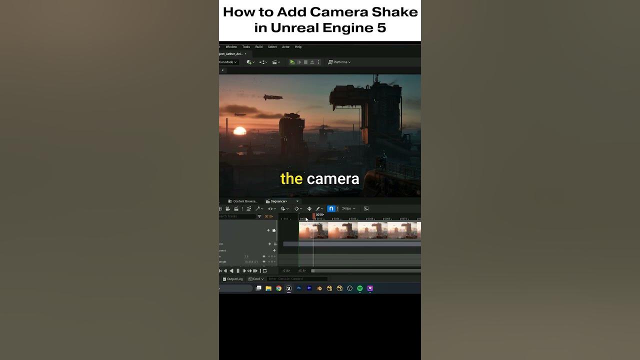 Create Camera Shake in Unreal Engine 5 - YouTube