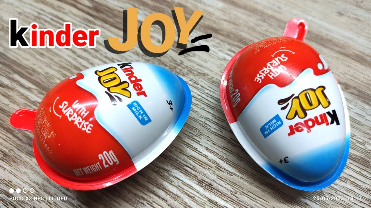 kinder JOY unboxing surprise egg #kinderjoy #surprise #egg - YouTube