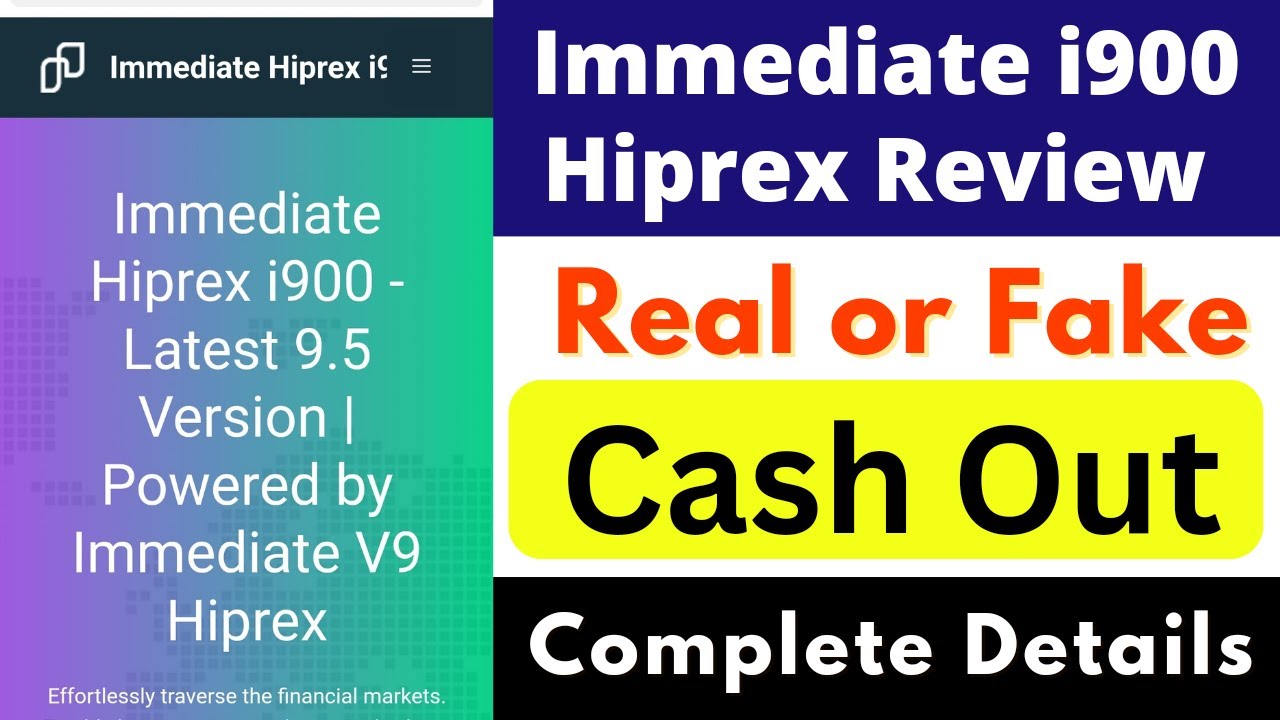 Immediate i900 Hiprex Review | Immediate i900 Hiprex Real or Fake ...
