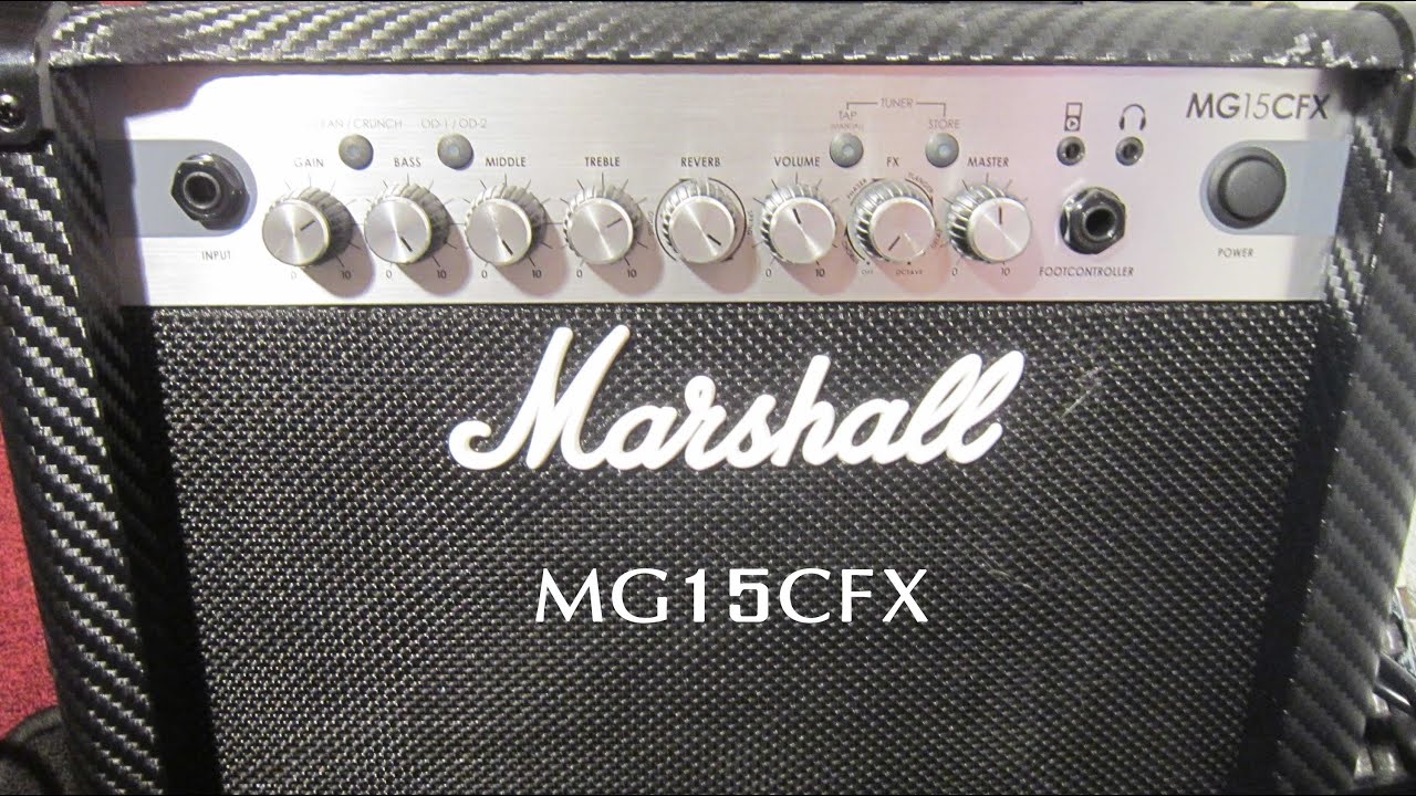 Marshall MG15CFX Goof Around - YouTube