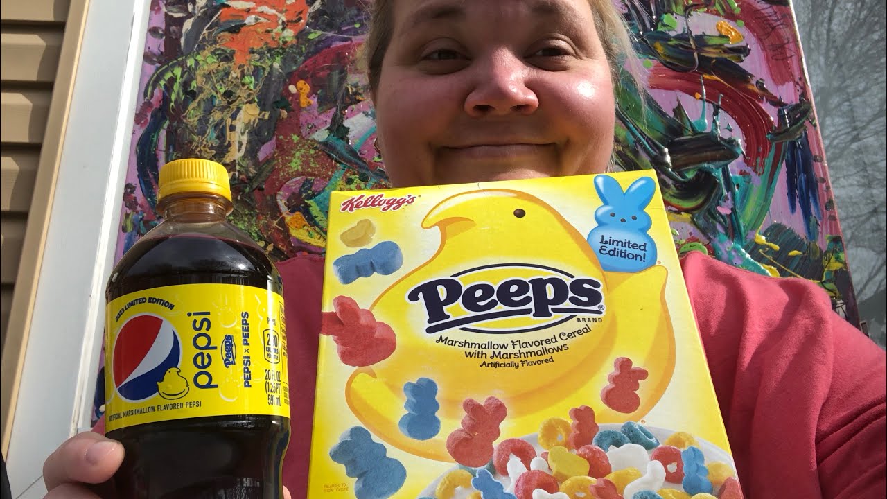 Limited Edition Peeps Cereal; Peeps Pepsi;Edible Easter Grass; Lemonade ...