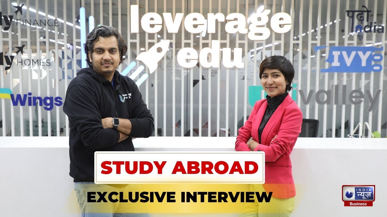 Leverage Edu Exclusive Interview | Founders Talk | Study Abroad - YouTube