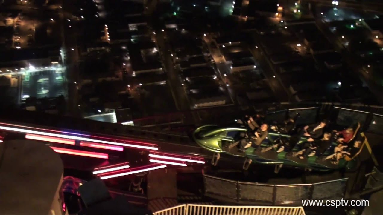 X Scream Ride Stratosphere Las Vegas HD - YouTube