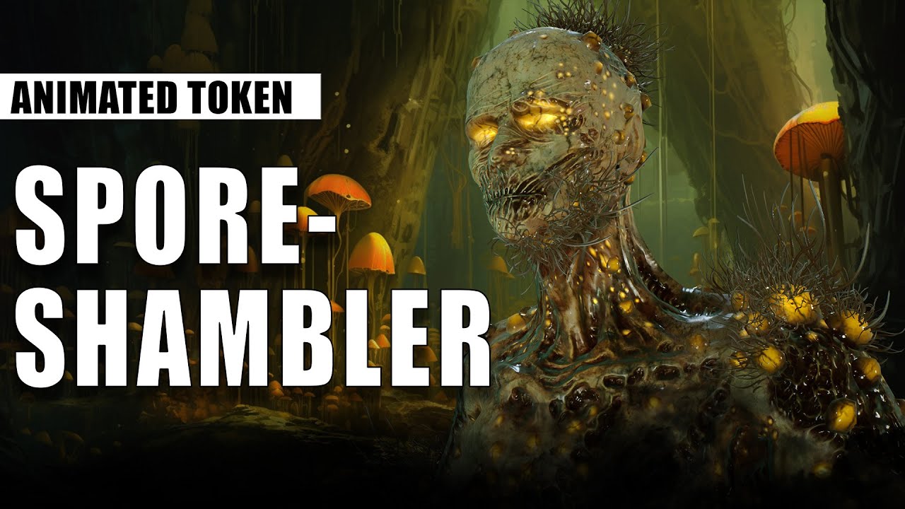 Spore Shambler | Beneos Tabletop RPG Creature Token - YouTube