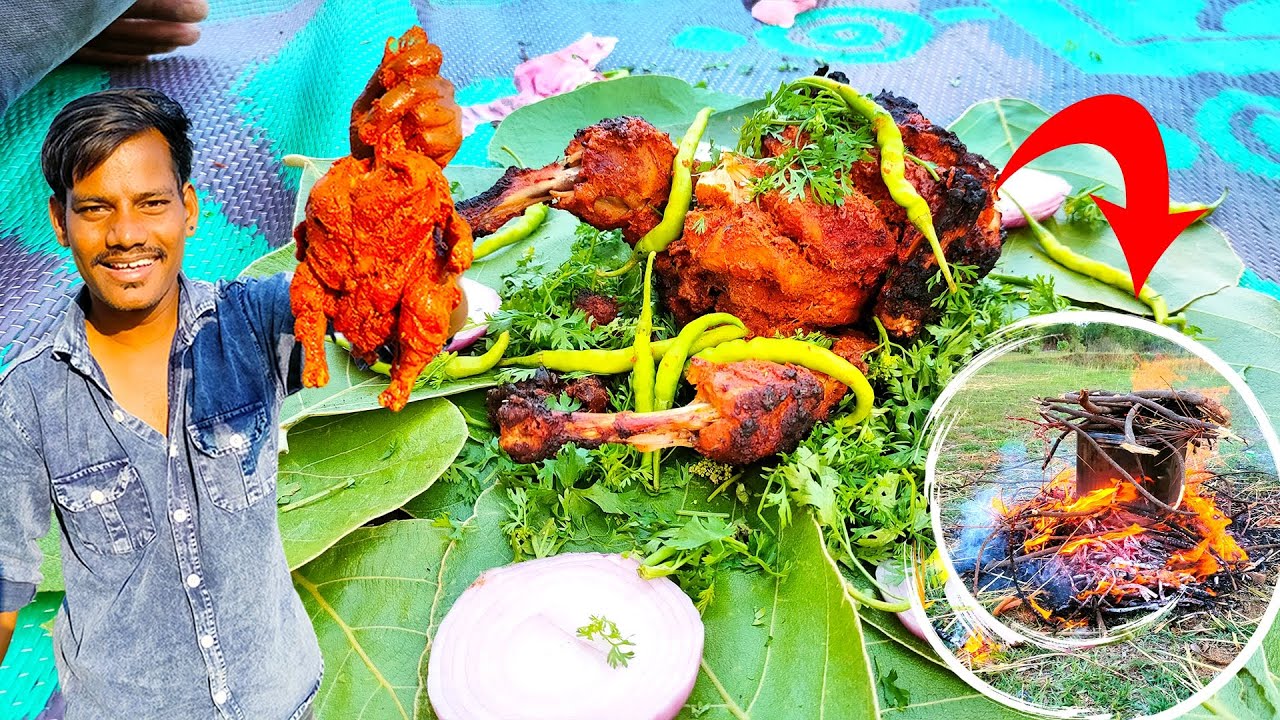 డబ్బాలో చికెన్ | DABBA CHICKEN | Village Style | Anji Mama Vlogs - YouTube