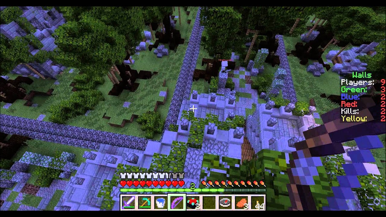 Minecraft The Walls: Aztec (Hypixel's server) Game 15 - YouTube