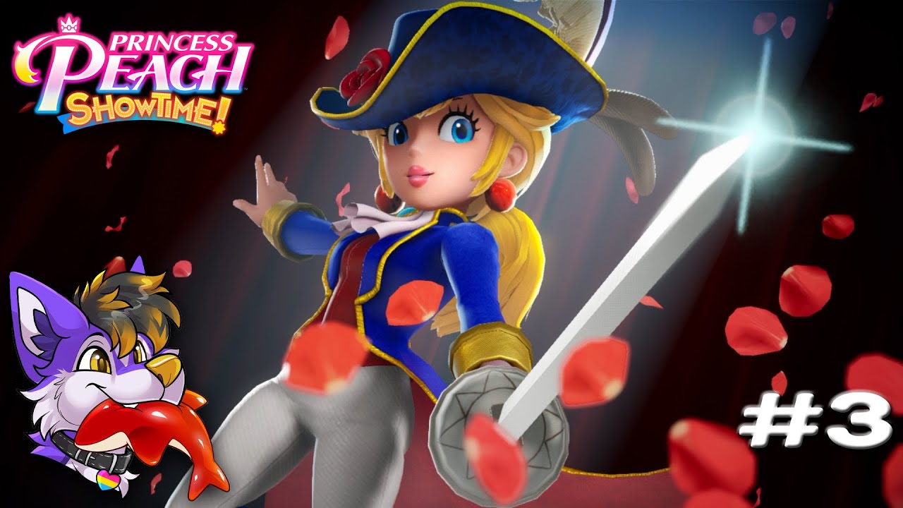 Peaches Sword Fighting Spirt | Part 3 | Princess Peach Showtime! | [No ...