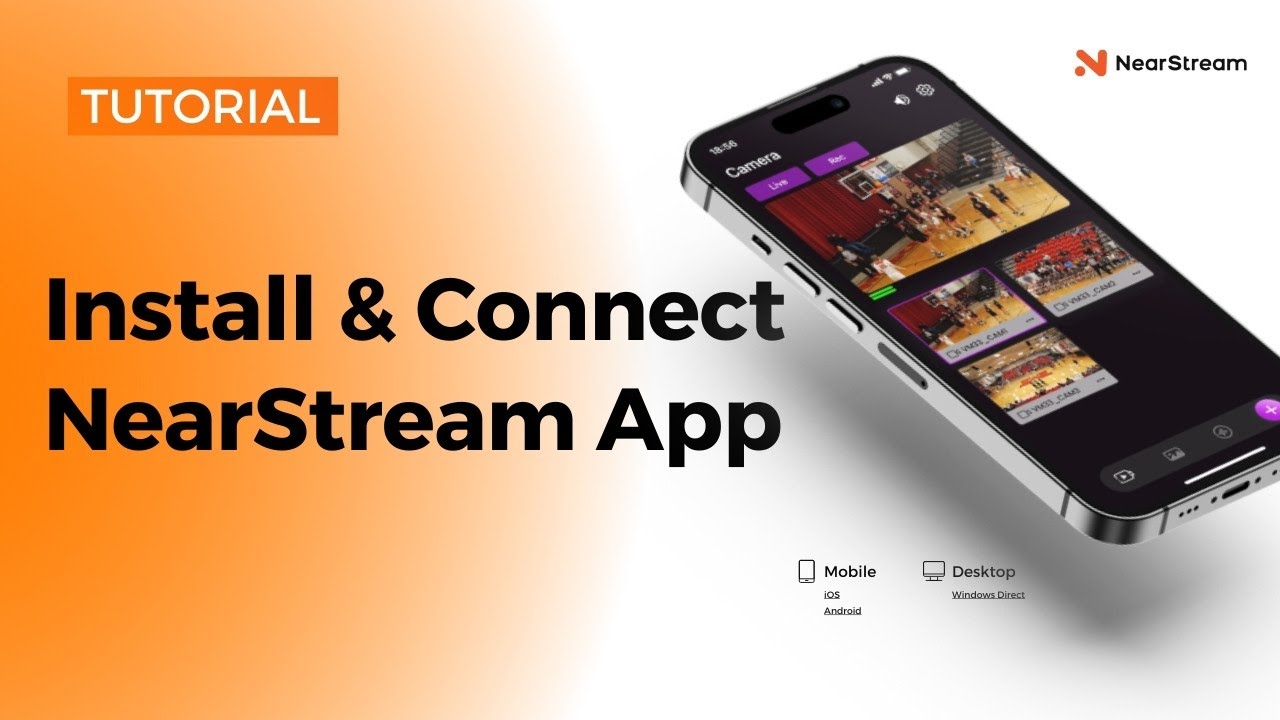How to install & connect NearStream App - YouTube