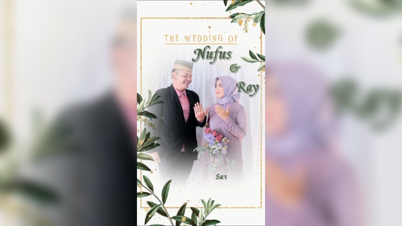 Live Streaming Wedding Of Nufus & Ray (AKAD NIKAH ) || Haer Studio ...