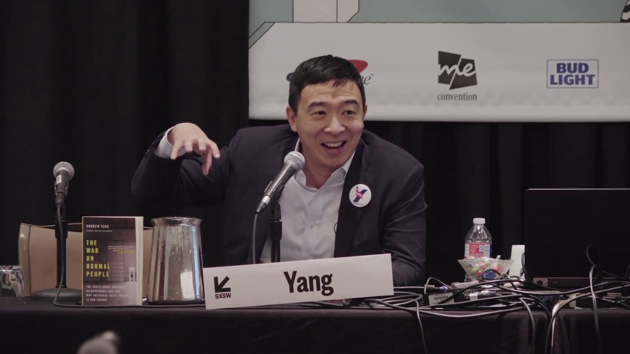 Automation & UBI - Andrew Yang - SXSW 2019 - YouTube