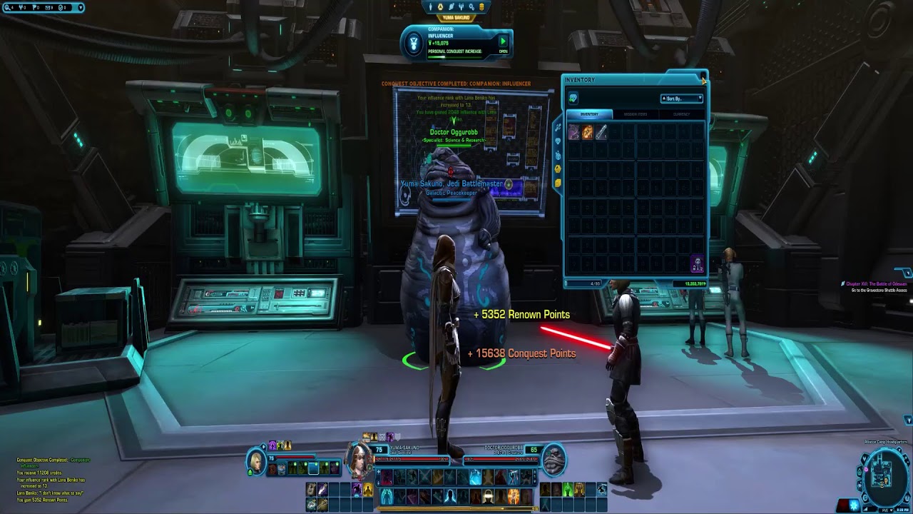 SWTOR: KNIGHT OF THE FALLEN EMPIRE: TO FIND A FINDSMAN- RECRUITING YUUN ...