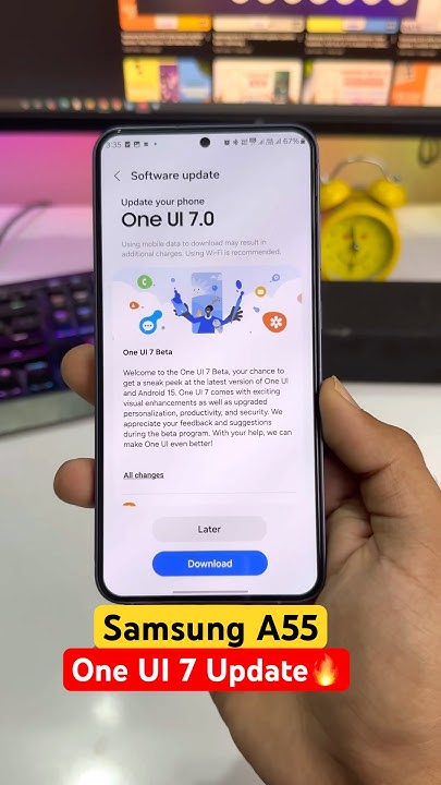 Samsung A55 One Ui 7.0 Android 15 - Beta Update 🔥 - YouTube