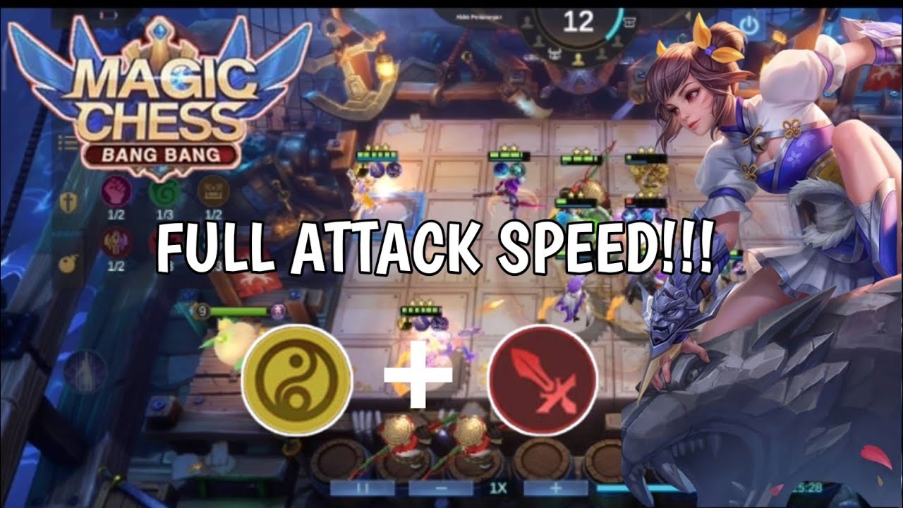 COMBO MAGIC CHESS WANWAN WM + FULL ATTACK SPEED!!!! || MAGIC CHESS INDONESIA - YouTube