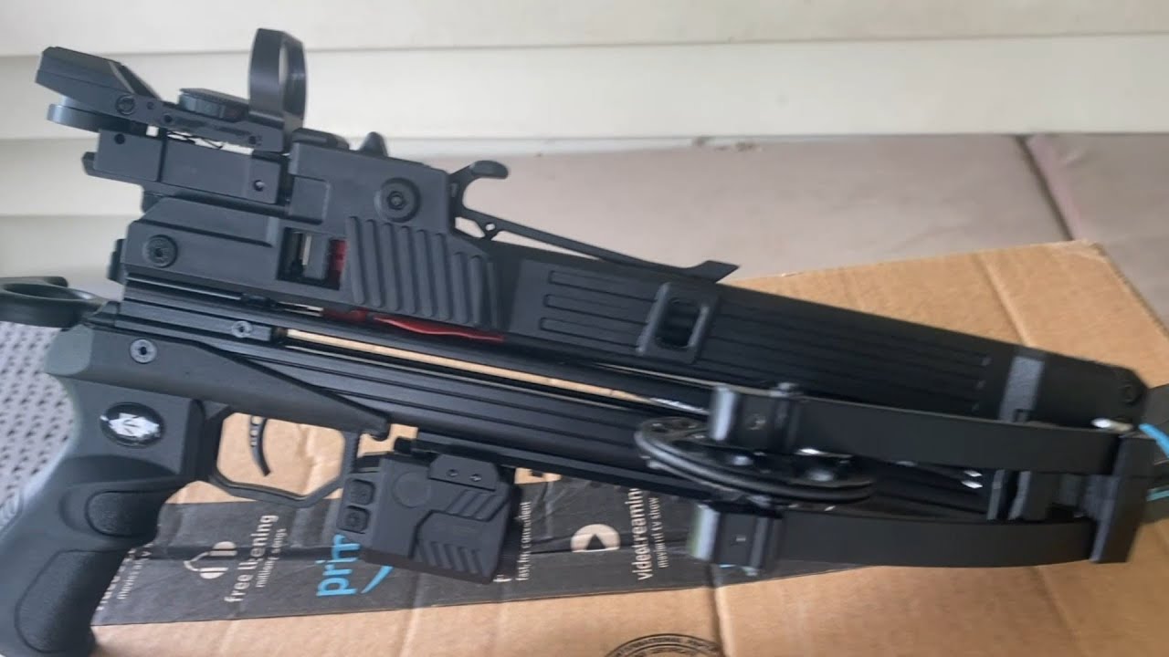 BALLISTA BAT Compound Mini Crossbow with magazine Laser Light Combo ...