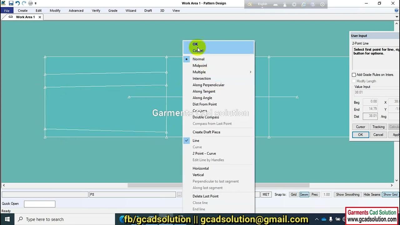How to make pant pattern using Gerber Accumark || pant design drafting - YouTube