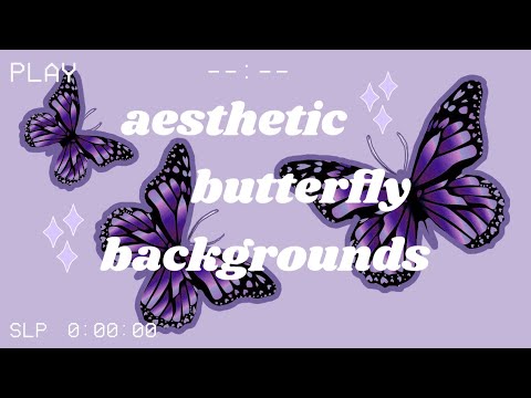 aesthetic butterfly background animations