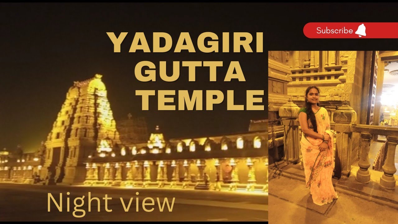 Yadagiri Gutta Temple Night View l Yadagiri gutta lYadadhri temple l ...