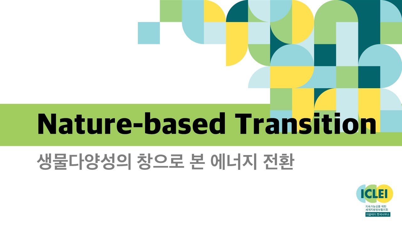 [2024 이클레이 추계세미나] 생물다양성의 창으로 본 에너지 전환(Nature based Transition) - YouTube