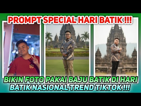 Cara Edit Foto Pakai Batik Trend Tiktok !!!