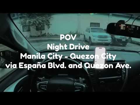 POV Night Drive - Manila to Quezon City | 2016 Montero Sport GLS ...