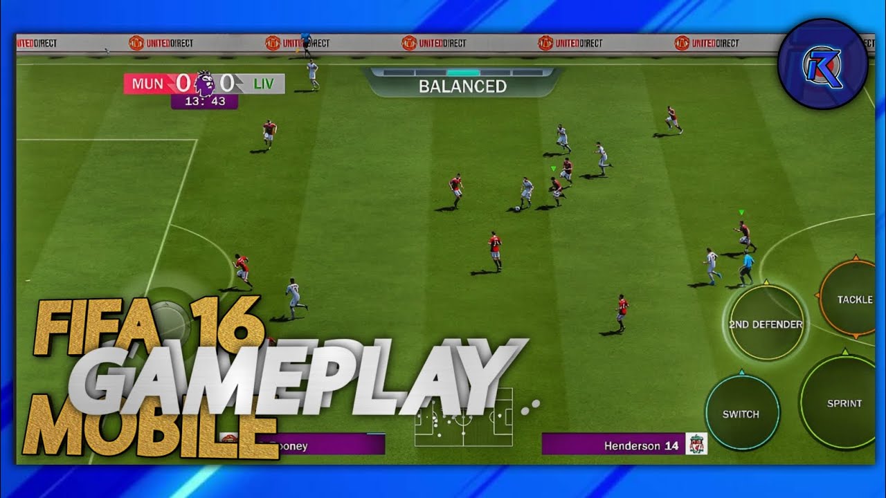 GAMEPLAY FIFA 16 MOBILE SERASA PC!!!! - YouTube