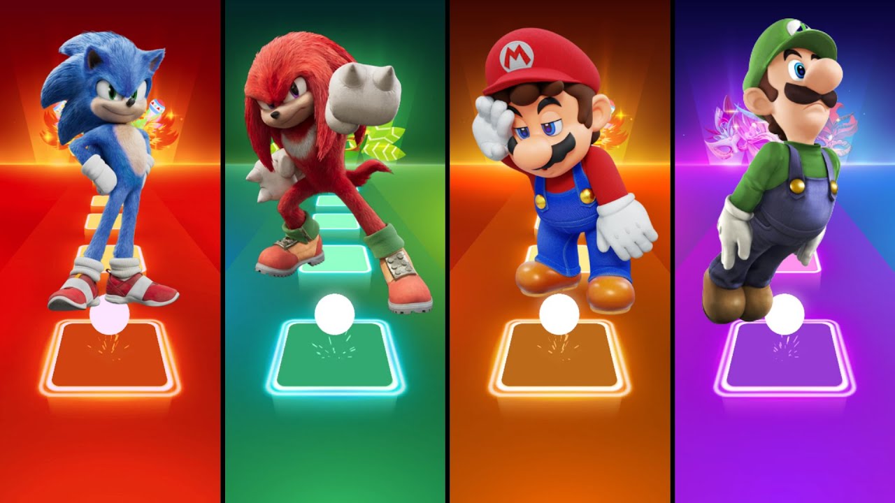 Very Funny, Sonic the Hedgehog - Knuckles - Super Mario Bros - Luigi in ...